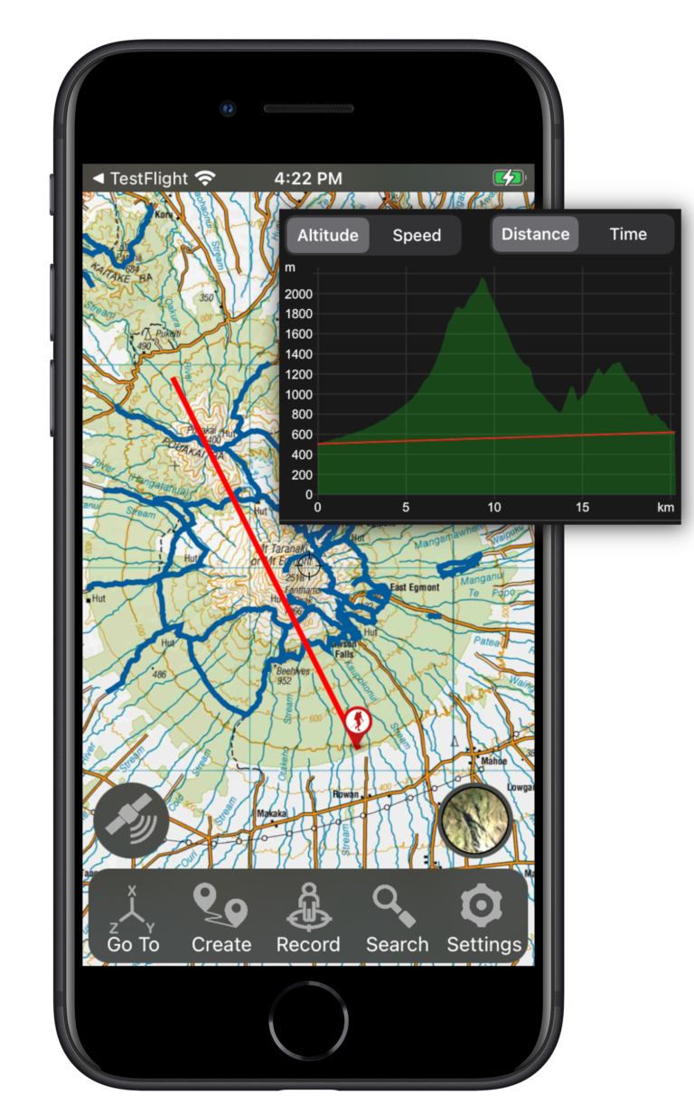 NZTopo50 – Offline New Zealand topographic map for mobile devices